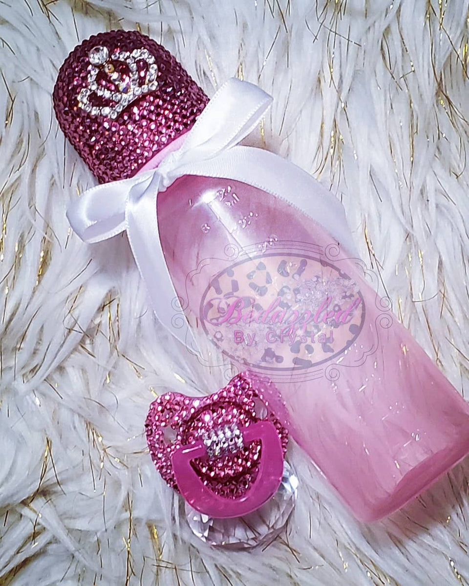 Baby Bottle & Pacifier Set – Bedazzled by Crystal